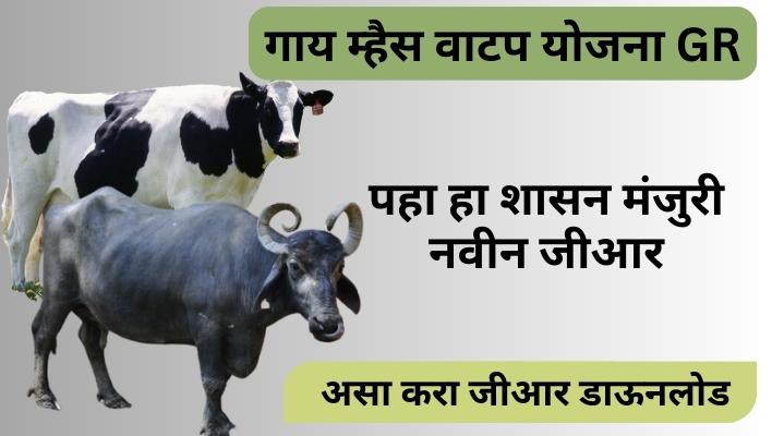 Mahabms | गाय म्हैस वाटप योजना GR | असा करा जीआर डाऊनलोड